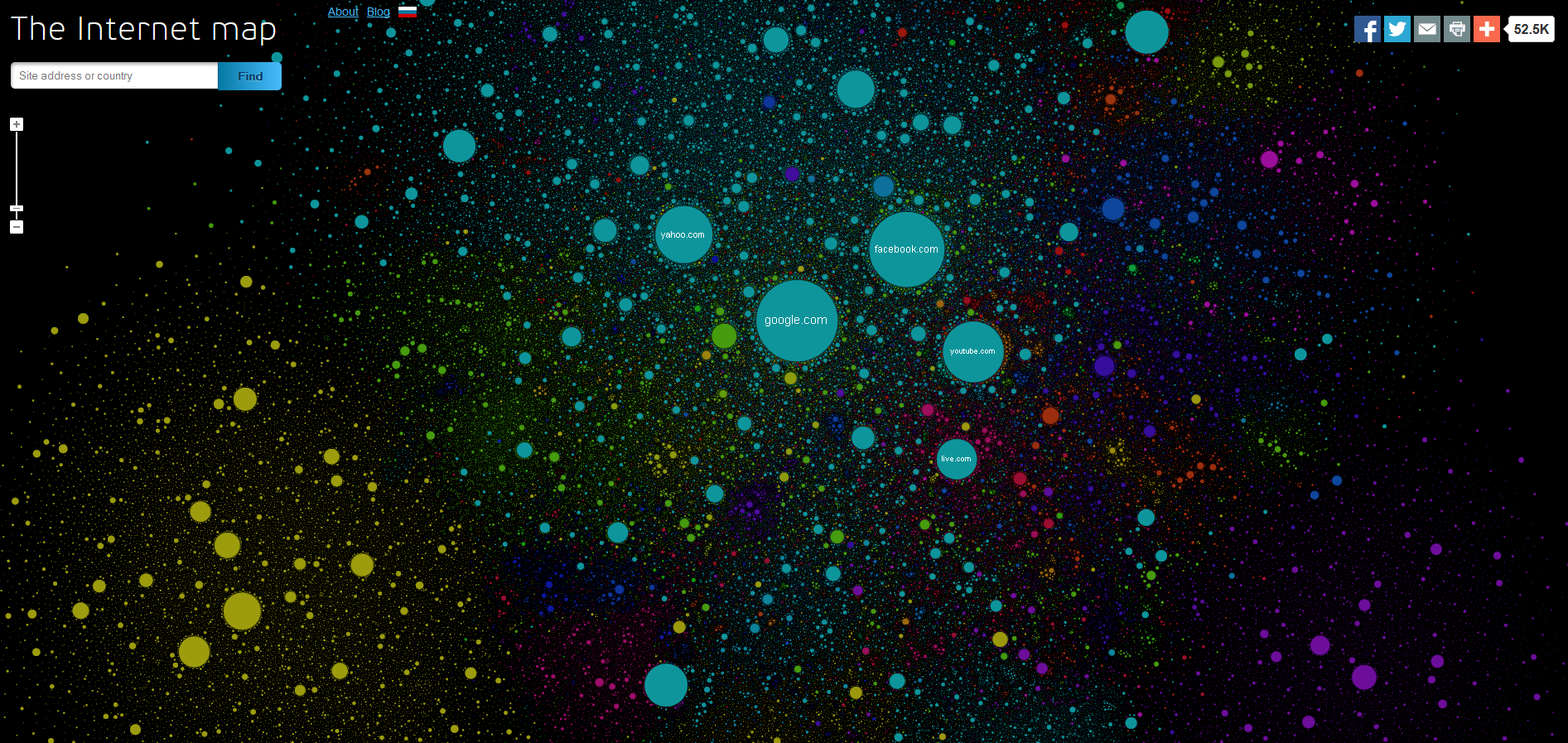 The Internet Map – Das Internet als Karte | Innovative Trends